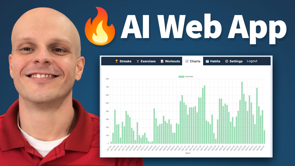 How to Create a Workout Tracker Web App with AI